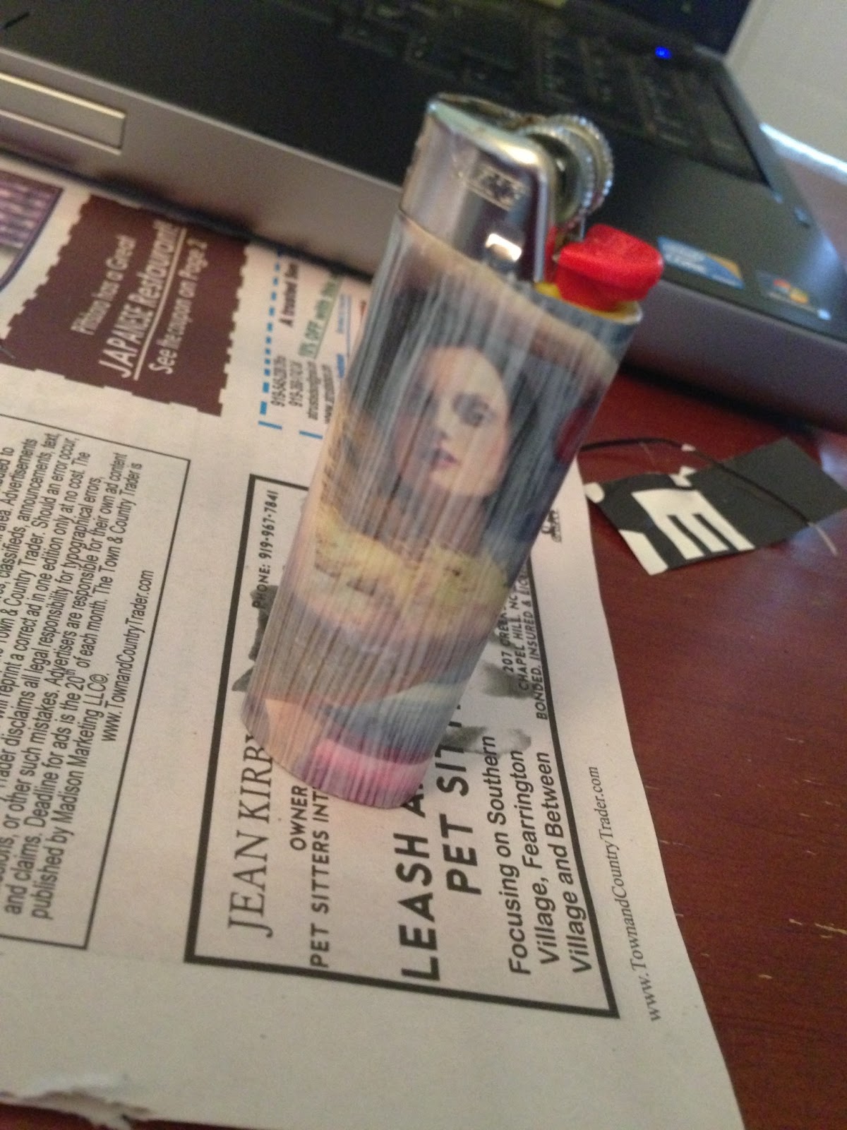 Grey Art: Mod Podge Lighters